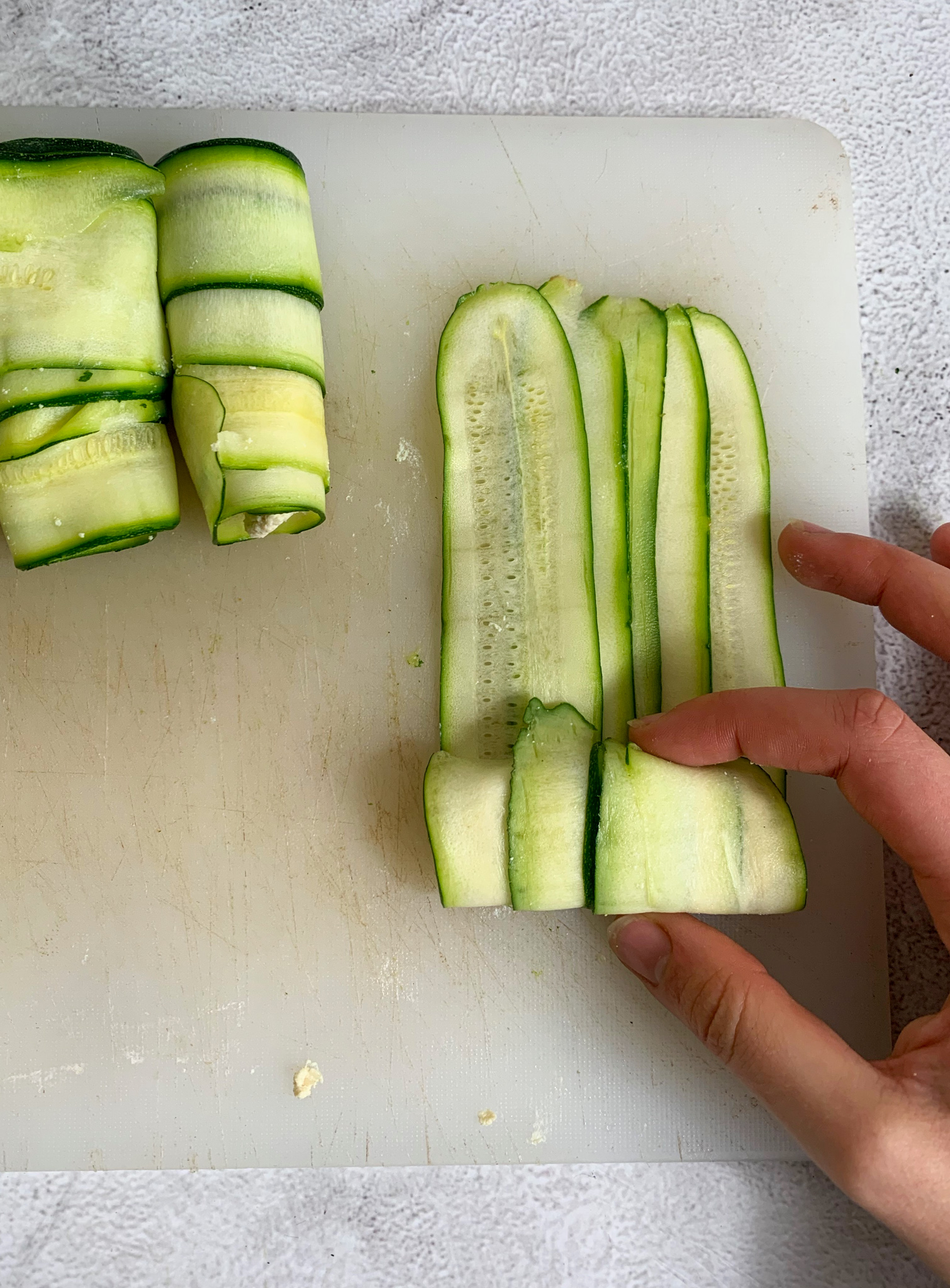 Vegan Stuffed Courgette Rolls | Tofu ricotta, Tomato And Basil ...