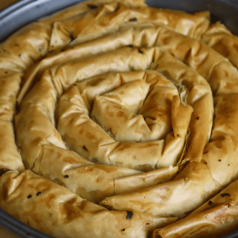 Bulgarian Tikvenik - Pumpkin Filo Pastry Pie