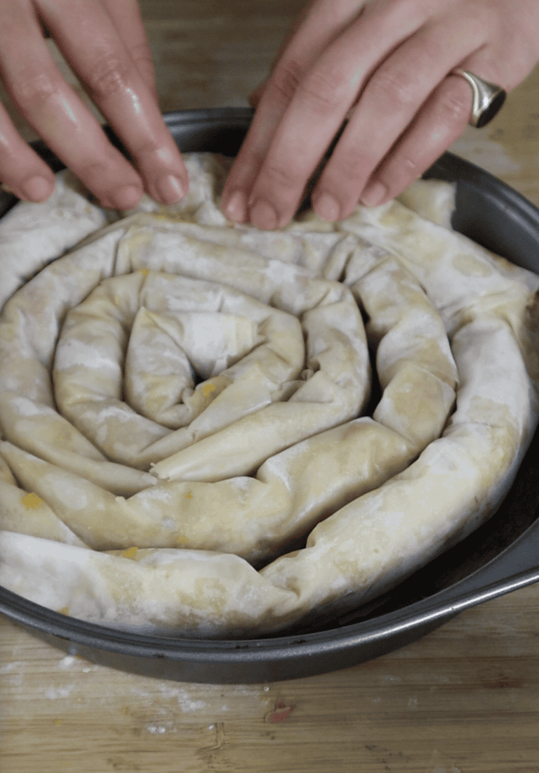 Bulgarian Tikvenik - Pumpkin Filo Pastry Pie