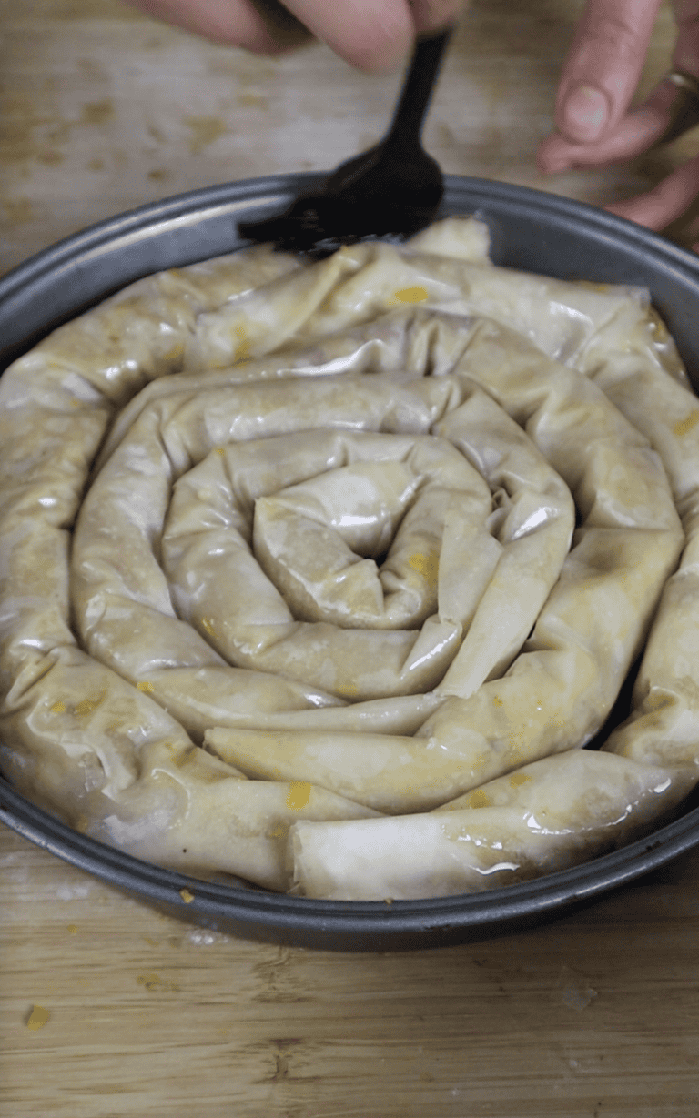 Bulgarian Tikvenik - Pumpkin Filo Pastry Pie