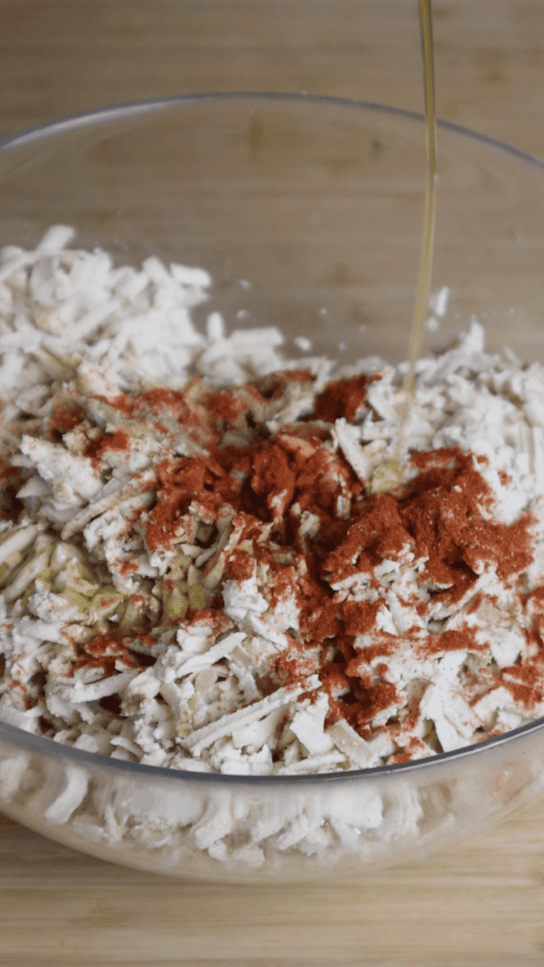 How to Make Crispy Grated Tofu in the Oven • Recipes and Places