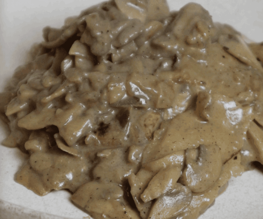 Creamy Seitan With Mushrooms