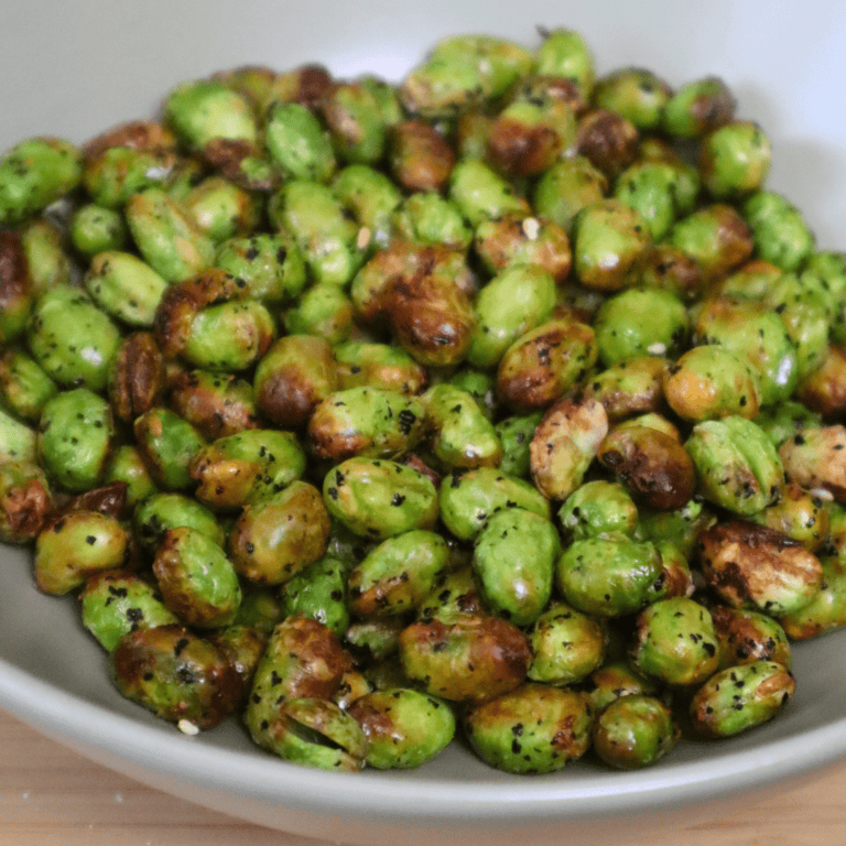 Crispy Air Fryer Edamame - The Best Snack