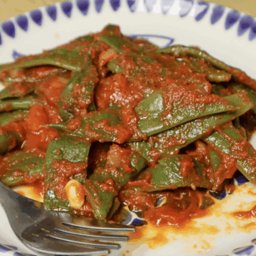 Easy Romano Beans Recipe With Tomato Sauce